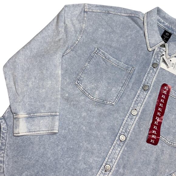 Member's Mark | Shirts | Members Mark Shirt Mens Xl Light Blue Knit ...